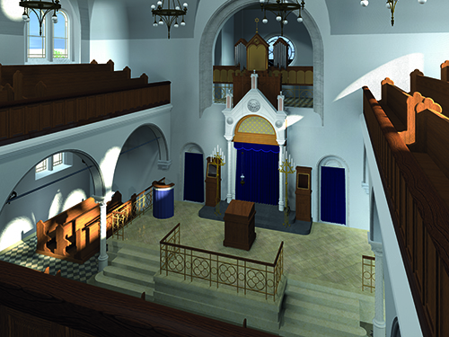 Die alte Synagoge von Graz David - Jüdische Kulturzeitschrift